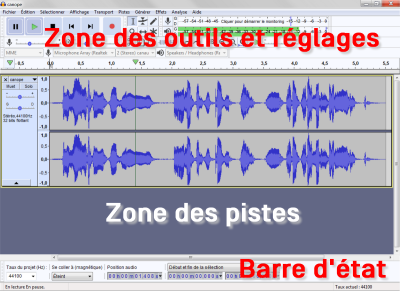 Prise en main du logiciel Audacity